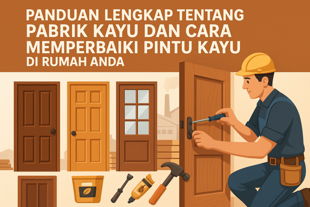 Pabrik Kayu Cara Memperbaiki Pintu PT. Suryamas LestariPrima